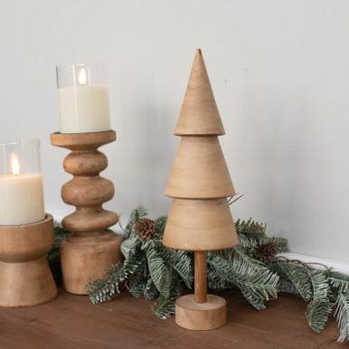 14" WOODEN TABLETOP TREE - Ragon House