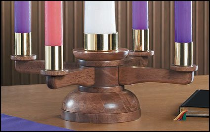 Tabletop Advent Wreath - [Wholesale]Christian Brands Church Supply