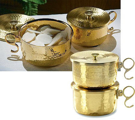 600 Host Brass Stacking Ciborium with Lid - [Wholesale]Christian Brands ...