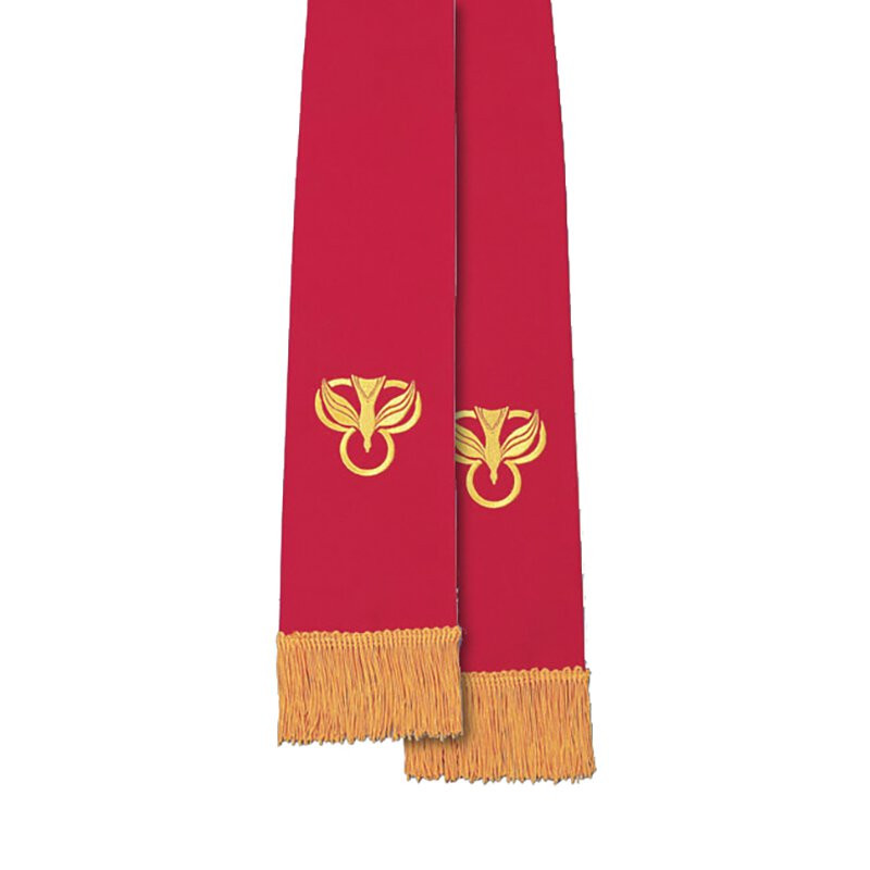 Reversible Stole: Red & White - [Wholesale]Christian Brands Church Supply