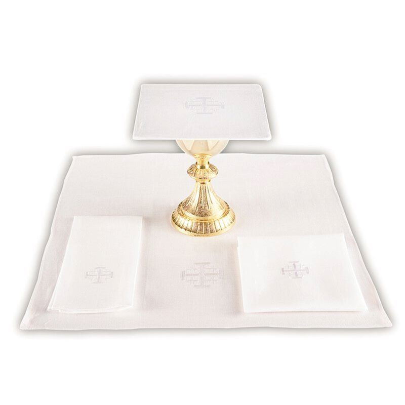 Jerusalem Cross Altar Linen Set - Poly/Cotton Blend - [Wholesale ...