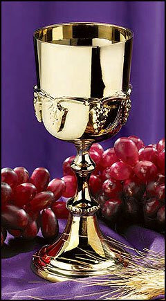 Gold Communion Cup with Grapes Design - [Wholesale]Christian Brands ...
