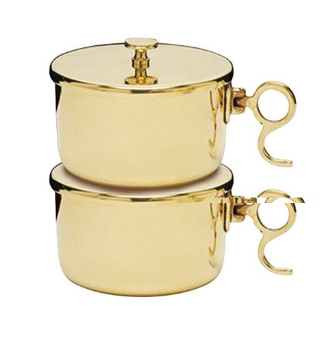 150 Host Brass Stacking Ciborium with Lid - [Wholesale]Christian Brands ...