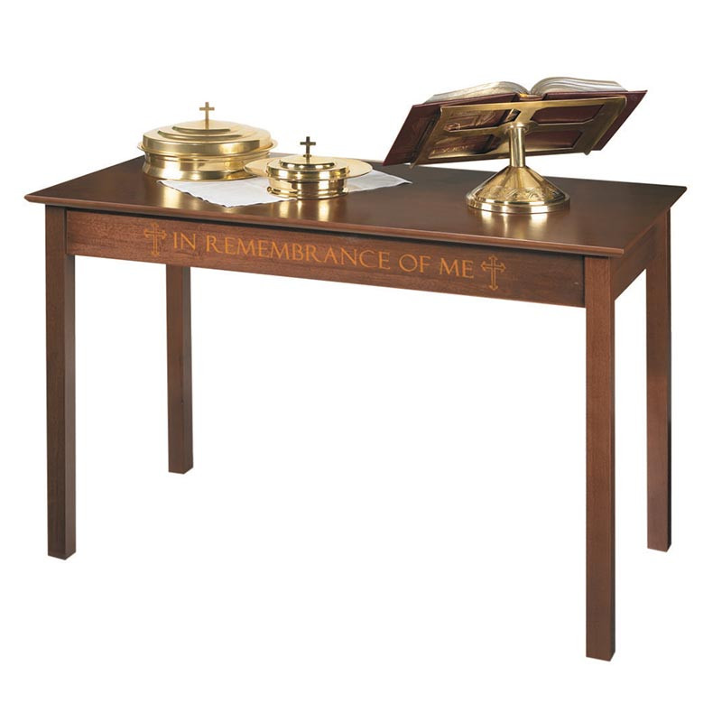 Silk-Screened Communion Table - [Wholesale]Christian Brands Church Supply