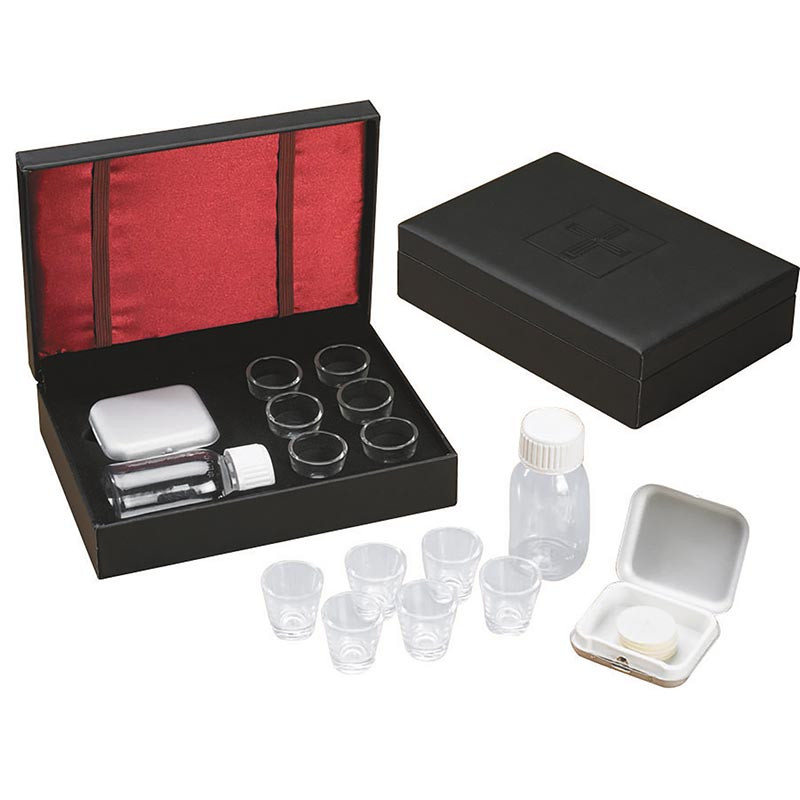 6-Cup Portable Communion Set - [Wholesale]Christian Brands Church Supply