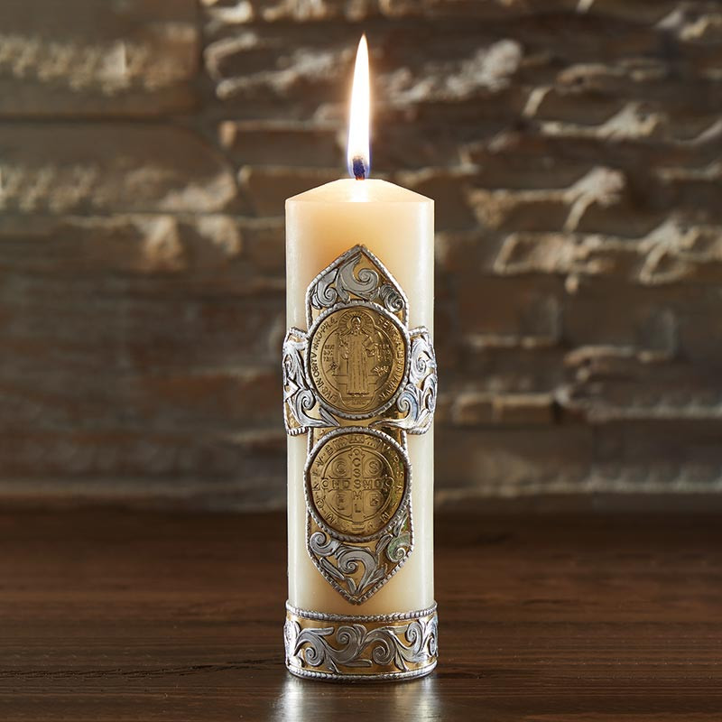 Devotional Candle - Saint Benedict (N7390) - [Wholesale]Christian ...