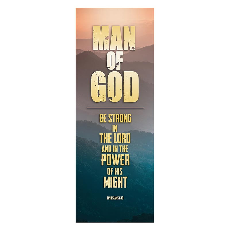 Man of God X-Stand Banner - [Wholesale]Christian Brands Church Supply
