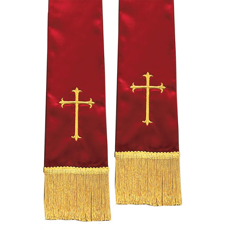 Westminster Pulpit Stole - Cross - Red - [Wholesale]Christian Brands ...