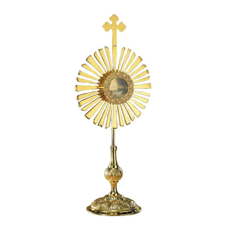 Cross Monstrance with Luna (PS746) - Christian Brands Church Supply