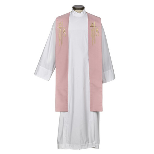 Embroidered Alpha Omega Stole - [Wholesale]Christian Brands Church Supply