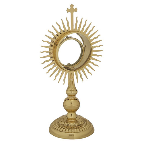 Monstrance with Glass Luna - [Wholesale]Christian Brands Church Supply