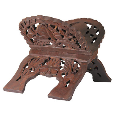 Hand Carved Wood Bible Stand - [Wholesale]Christian Brands Church Supply
