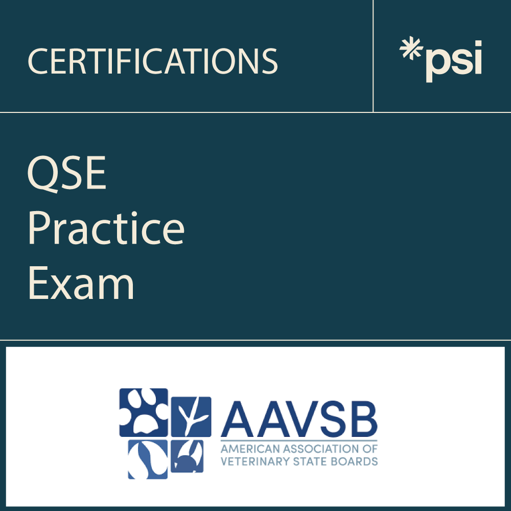 AAVSB QSE Practice Exam - PSI Online Store