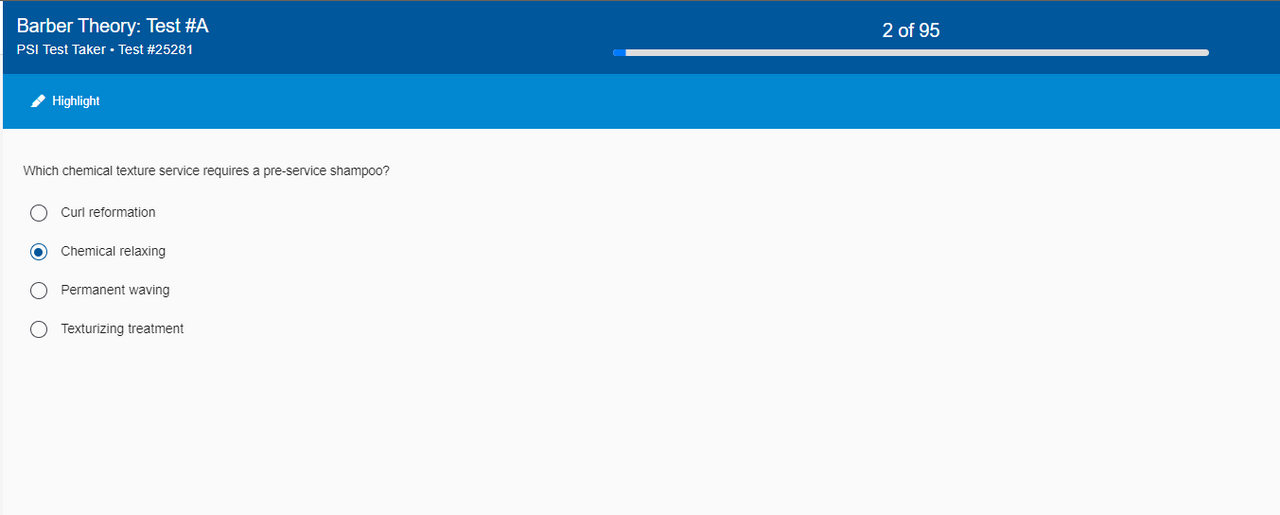 Barber Theory Practice Test 3-Pack with 285 Total Questions - PSI ...