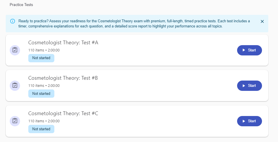 Cosmetology Theory Exam Bundle - PSI Test Prep - 950+ Items