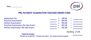 PSI Voucher Sales Products - PSI Online Store