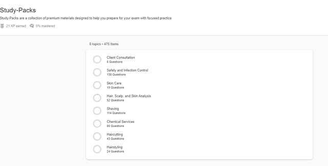 Barber Theory Practice Test - PSI Online Store