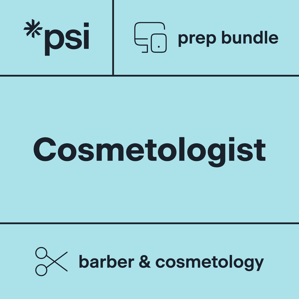 Cosmetology Theory Exam Bundle - PSI Test Prep - 950+ Items