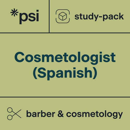 Cosmetology Theory (Spanish) Study-Pack - PSI Test Prep - 550+ items ...
