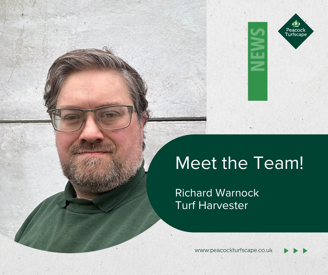 Meet the Team: Richard, our turf harvesting hero! - Peacock Turfscape