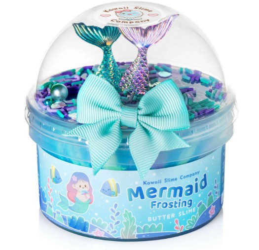 Kawaii Slime - Mermaid Frosting Butter Slime - The Smiley Barn