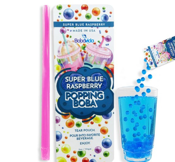 Popping Boba Single Serve - Blue Raspberry - The Smiley Barn