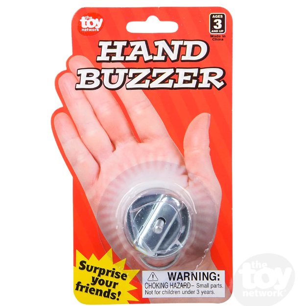Wind-Up Metal Hand Buzzer - The Smiley Barn