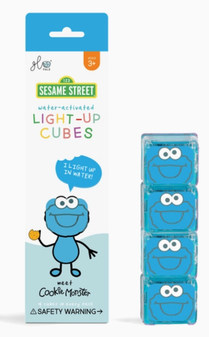 Cookie Monster - Sesame Street Light-Up Cubes - The Smiley Barn