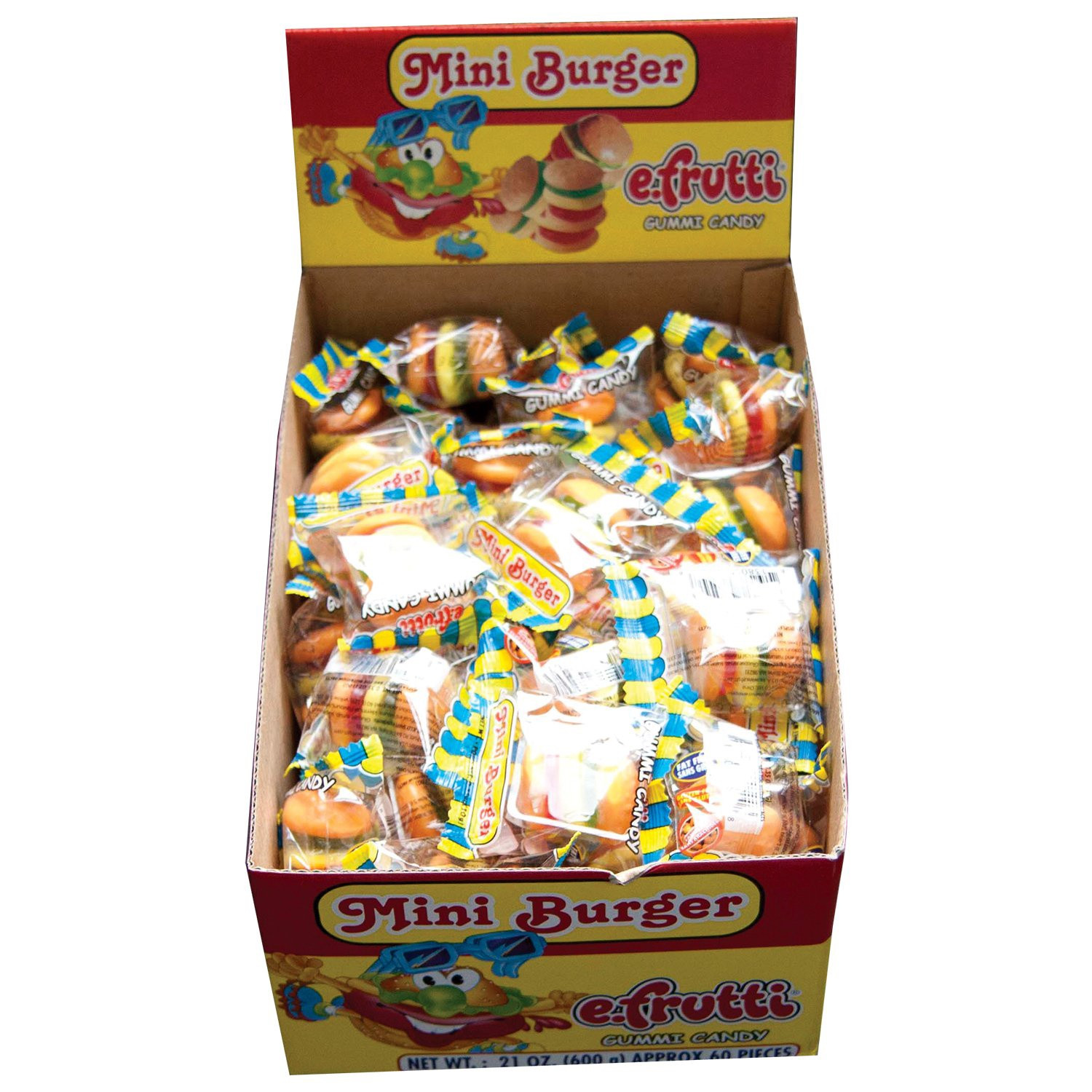 Gummi Mini Burger (Reg or Sour) - The Smiley Barn