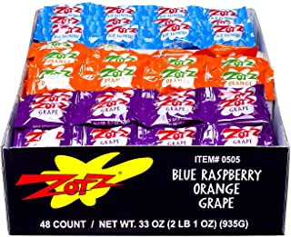 Zotz Fizz Candy- Blue Raspberry, Orange, Grape - The Smiley Barn