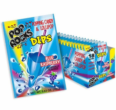 Pop Rocks Dips - Blue Raspberry - The Smiley Barn