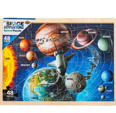 48 Piece Space Puzzle - The Smiley Barn