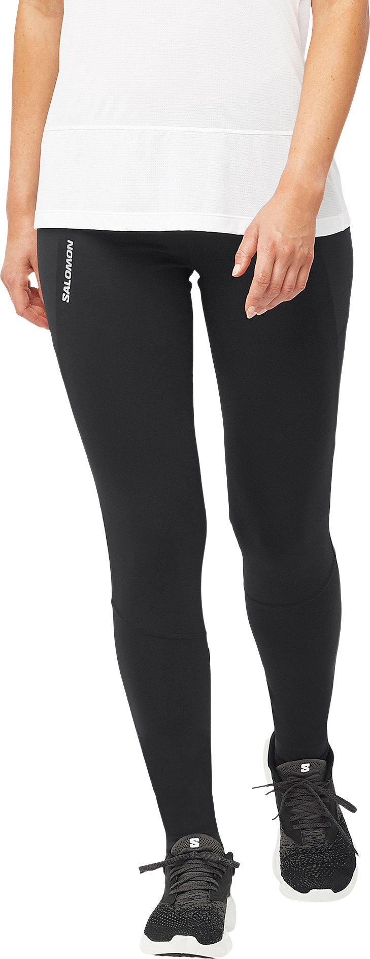 Salomon Cross Run 28 In Tights Women s Deep Black L