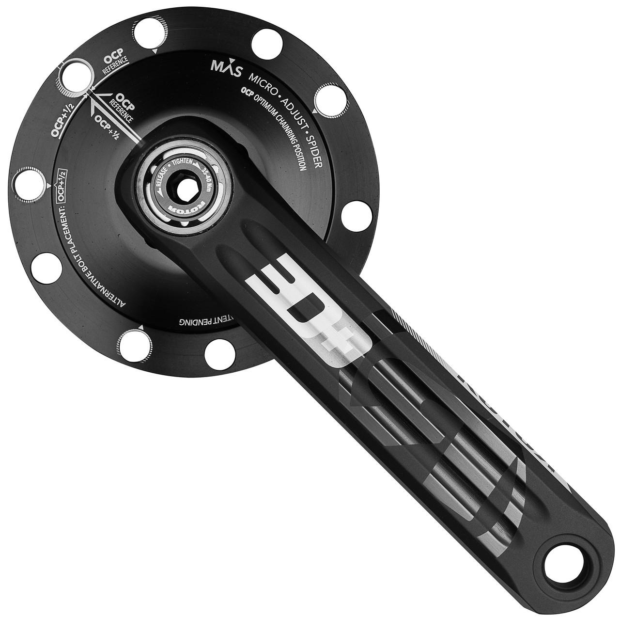 Rotor INpower 3D+ Power MAS Crankset (110x5) | MEC