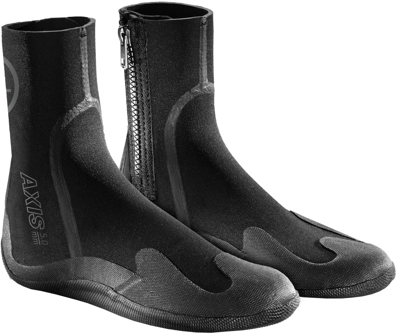 Xcel Axis Neoprene Round Toe Zipper 5mm Boots - Children | MEC