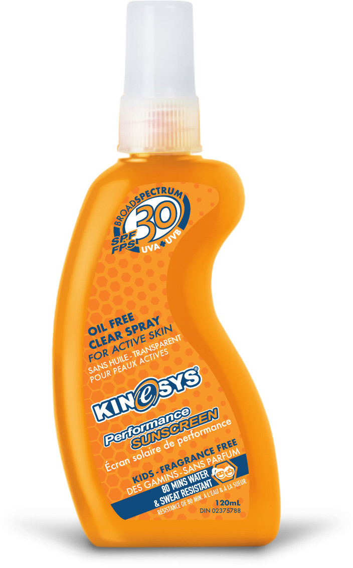 KineSys SPF 30 Kids Sunscreen Spray 120ml | MEC