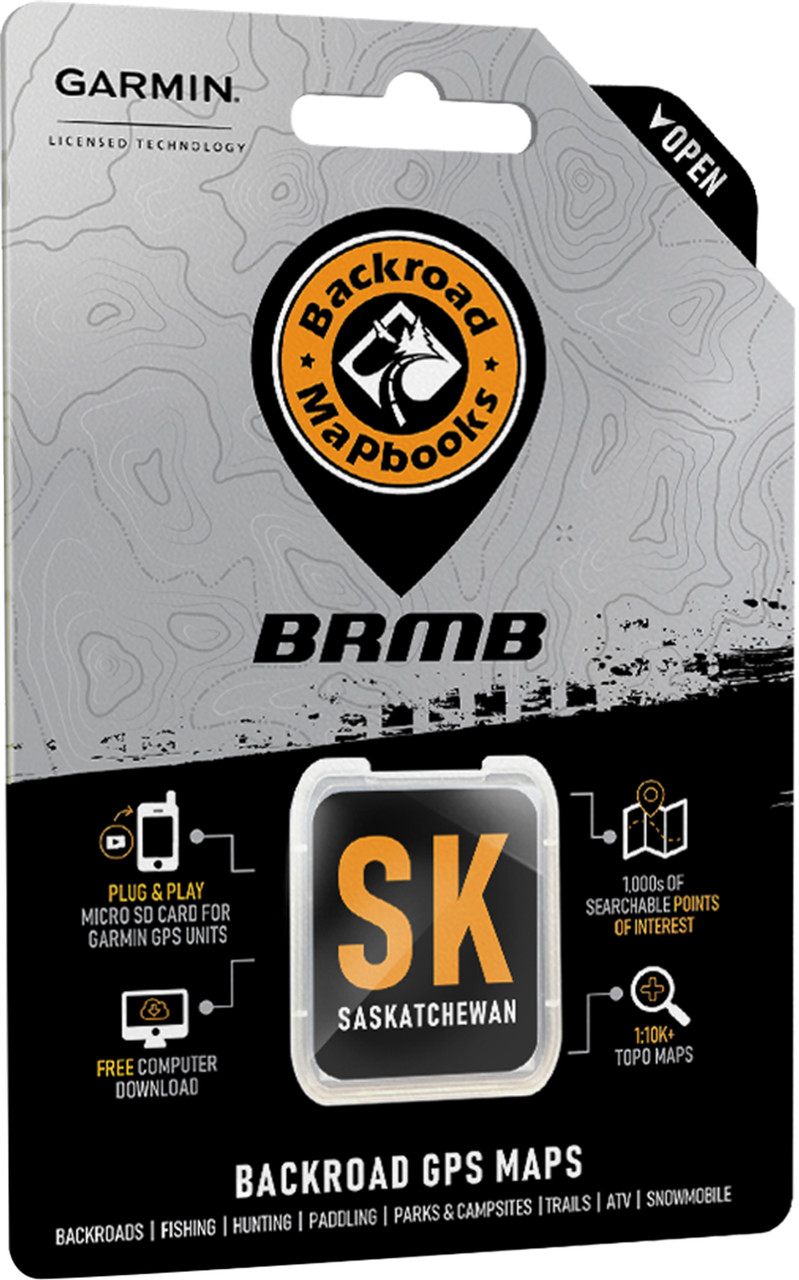 Backroad Mapbooks Saskatchewan GPS Map SD | MEC
