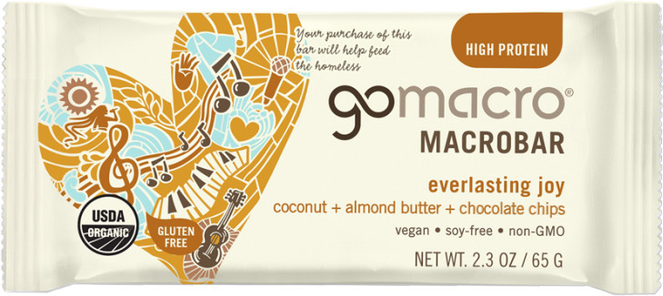 GoMacro Coconut + Almond Butter + Chocolate Chips Bar | MEC