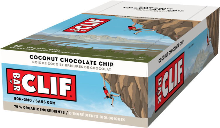 Clif Bar Coconut Chocolate Chip Energy Bar (12 Pack) | MEC