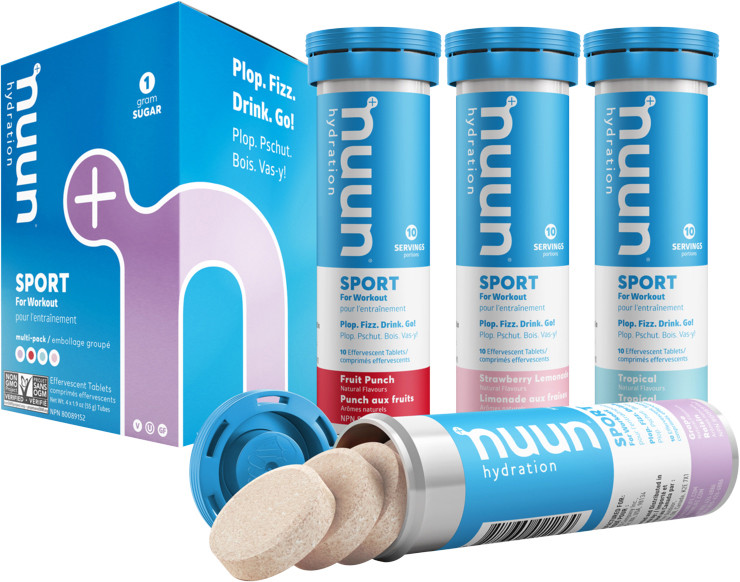 Nuun Original Mixed 4 Pack Sport Electrolyte Replacement Tablets | MEC