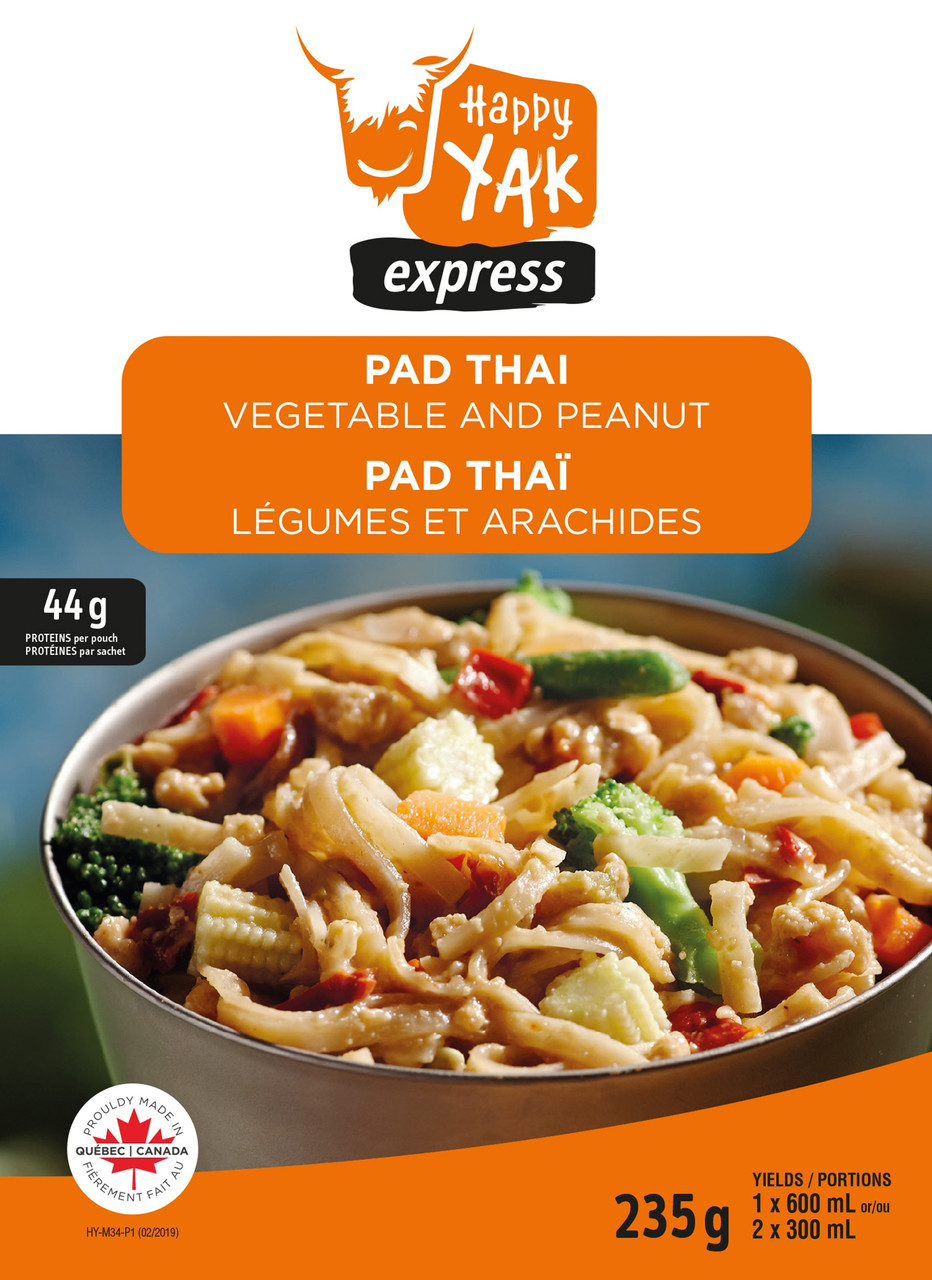 Happy Yak Vegetable and Peanut Pad Thai | MEC