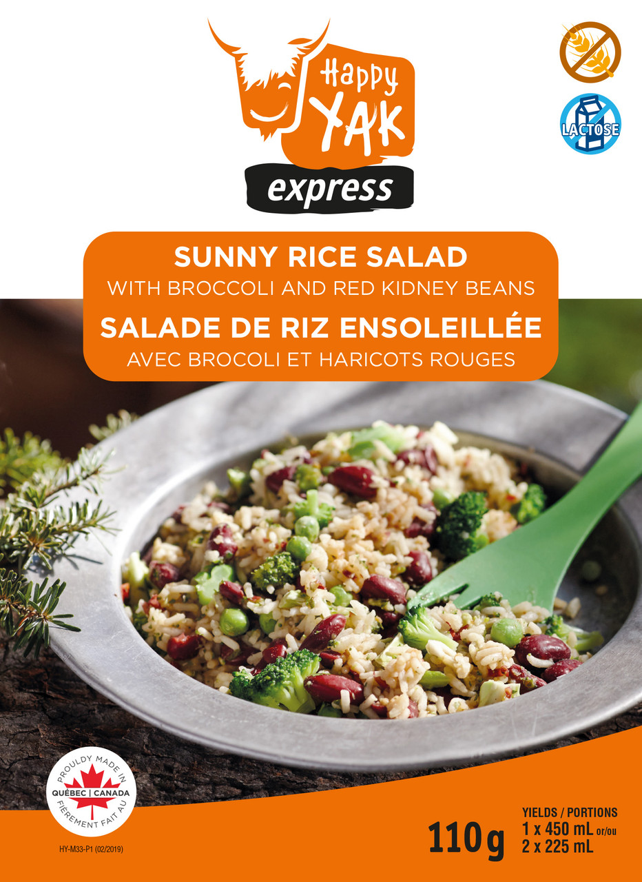 Happy Yak Sunny Rice Salad With Broccoli And Red Kidney Beans | MEC