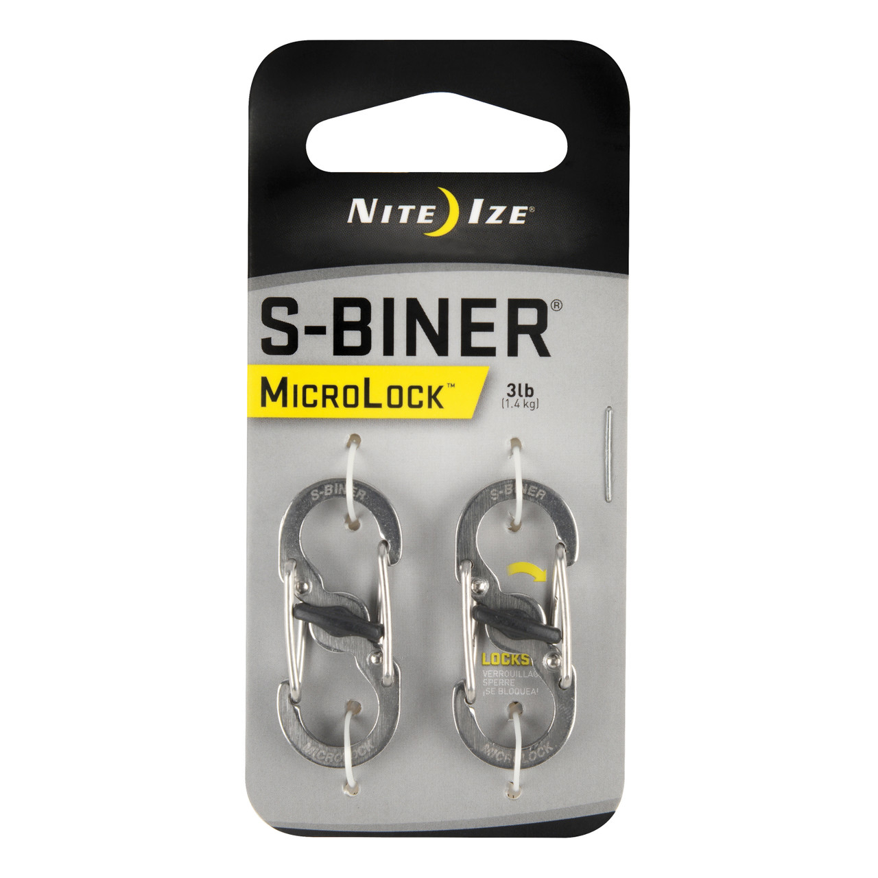 Nite Ize Dual Carabiner MicroLock (2 Pack) | MEC