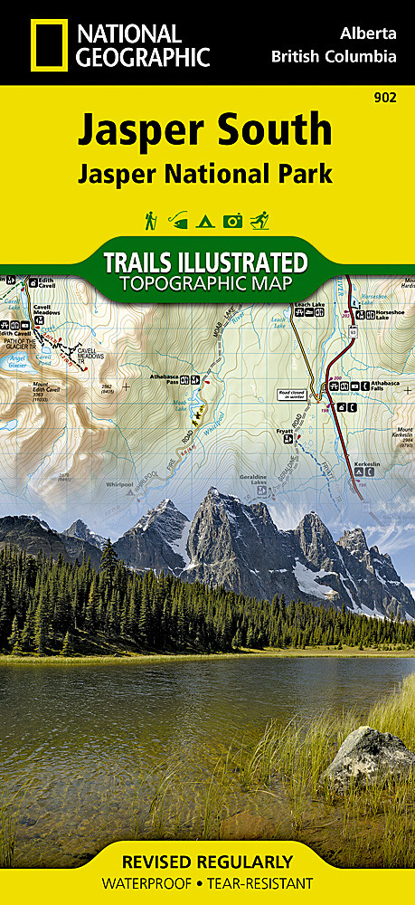 Jasper South Map de National Geographic | MEC