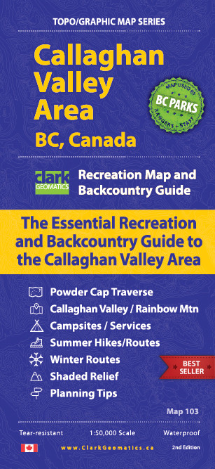 Clark Geomatics Callaghan Valley Area Map-2nd Ed. | MEC
