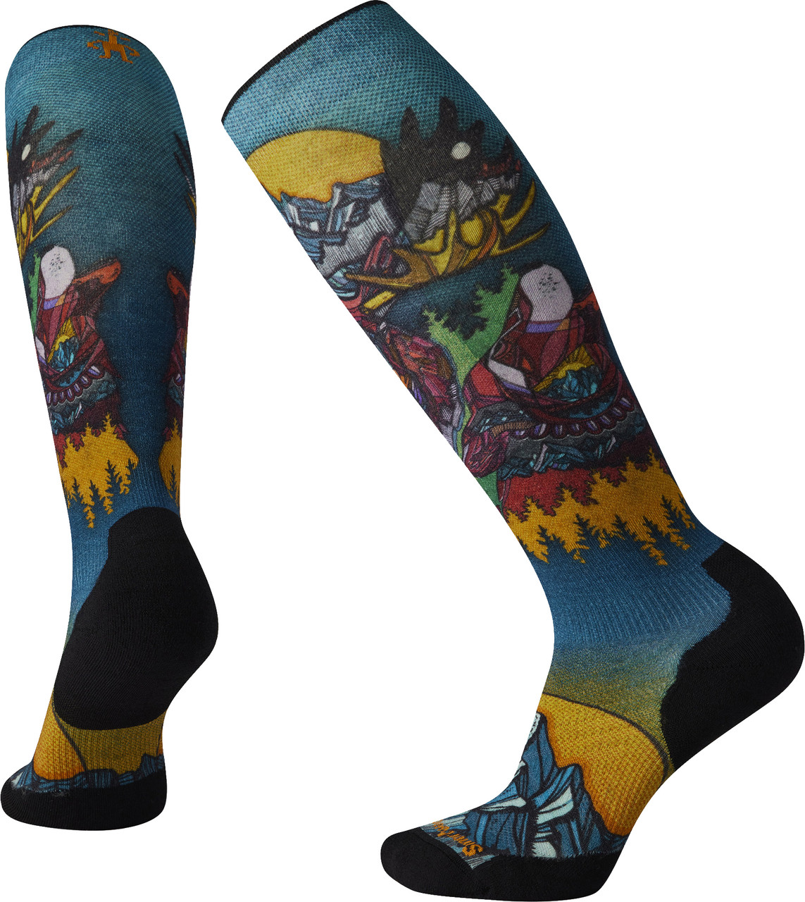 Smartwool Performance Ski Targeted Cushion Nature Within Print Otc