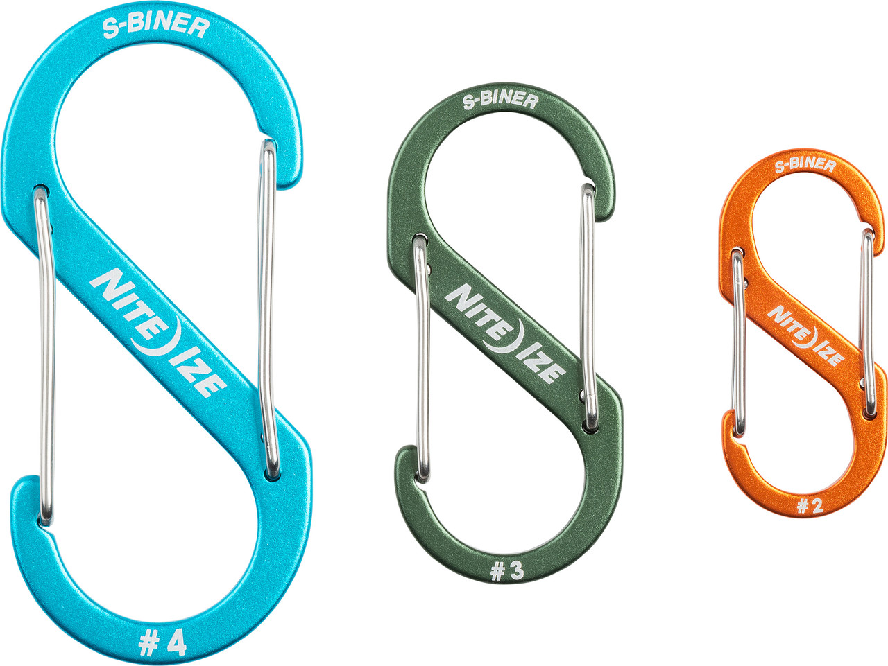 Nite Ize S-Biner Aluminum Dual Carabiner Combo 3 Pack | MEC