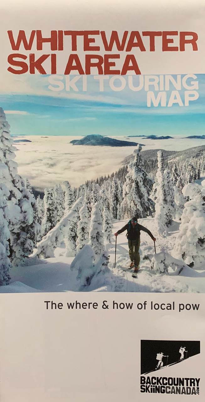 Backcountry Skiing Canada Whitewater Ski Area Ski Touring Map | MEC