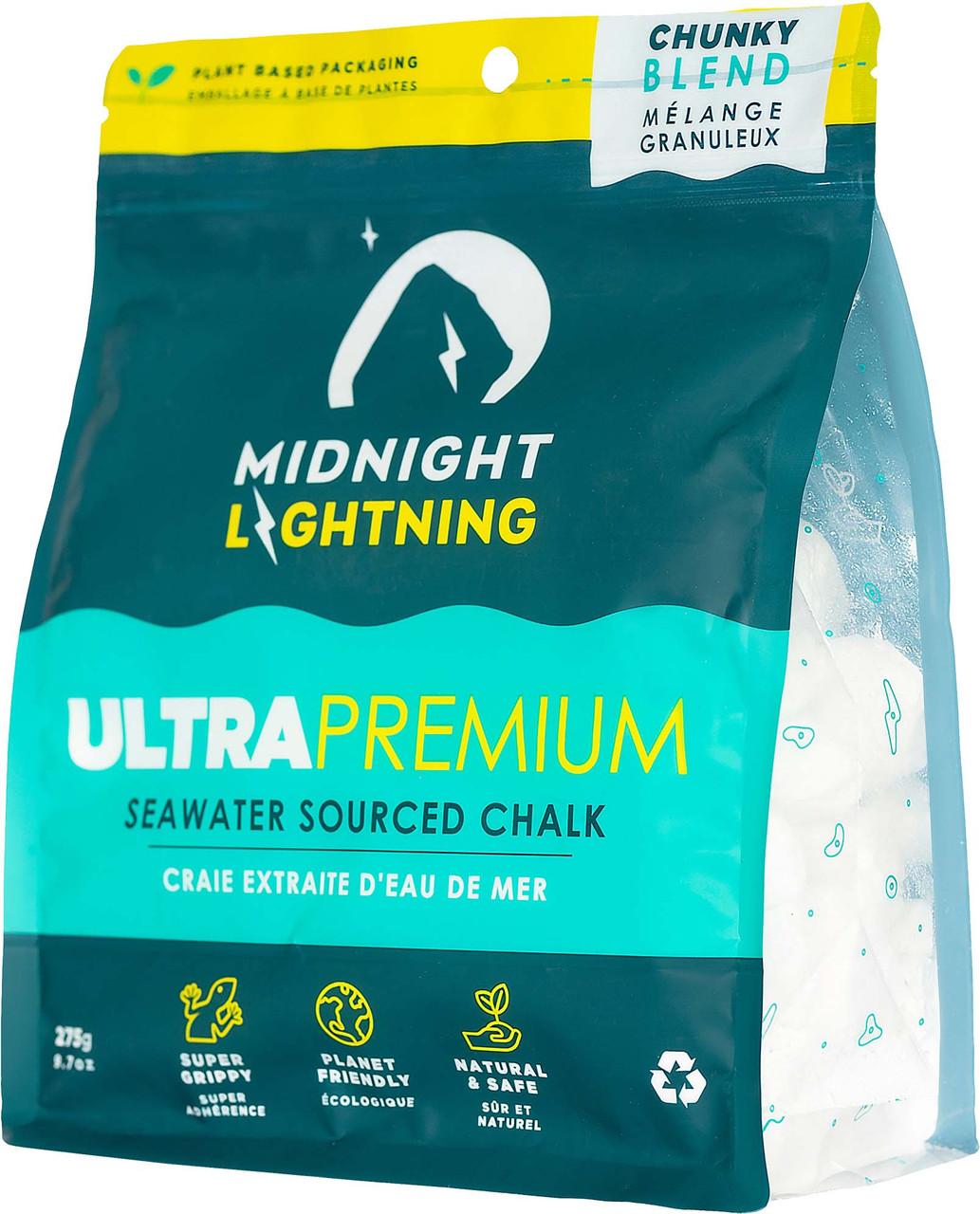 Midnight Lightning Chunky Seawater Sourced Chalk 275g | MEC