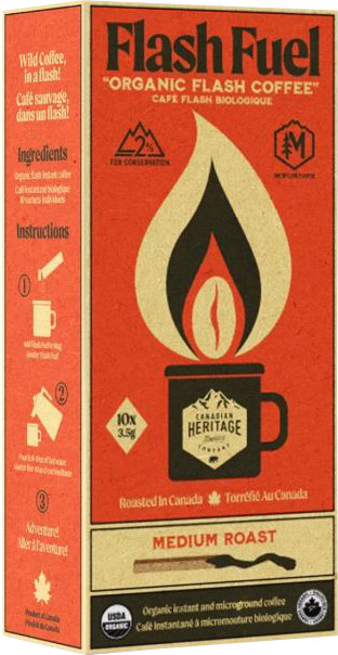 Canadian Heritage Roasting Co. Flash Fuel Organic Instant Coffee | MEC